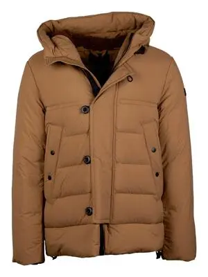Peuterey Eddie Hooded Down Jacket - Brown