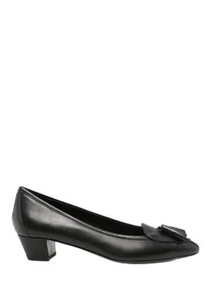 AeydĒ Valentine Tassel-detail Leather Pumps - Black