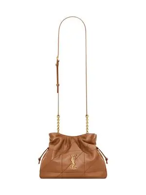 Saint Laurent JAMIE Shoulder Pouch In Lambskin Fox