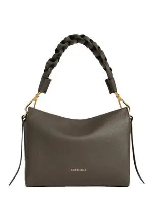 COCCINELLE Boheme Braided-handle Leather Tote Bag - Brown