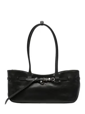 MARGESHERWOOD Grandma Used Knotted Shoulder Bag - Black