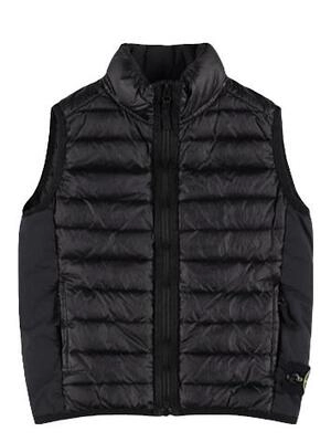 Stone Island Down Vest - Black