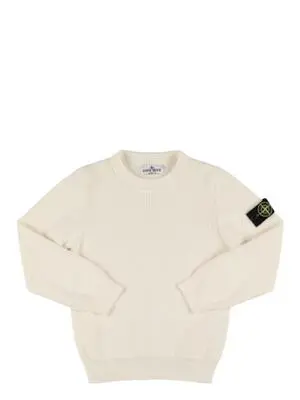 Stone Island Stone Island Cotton Knit Sweater White