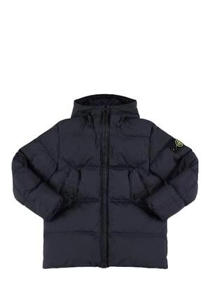 STONE ISLAND Stone Island Hooded Nylon Down Jacket