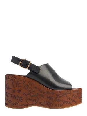 Chloé Platform Height-increasing Sandals - Brown