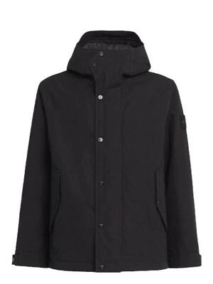 Stone Island Hooded Jacket - Black