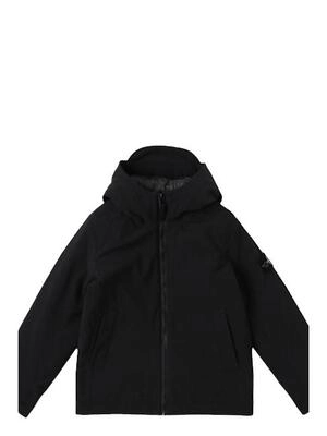 Stone Island Hooded Poly Soft Shell Jacket - Black