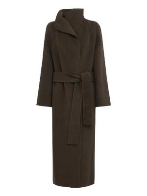 Khaite Belted Wrap Coat - No