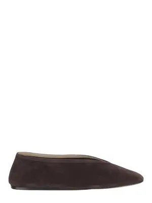 Le Monde Beryl Suede Tapered-toe Slippers - Black
