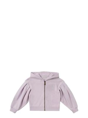MONCLER Embroidered Zip-up Cotton Hoodie
