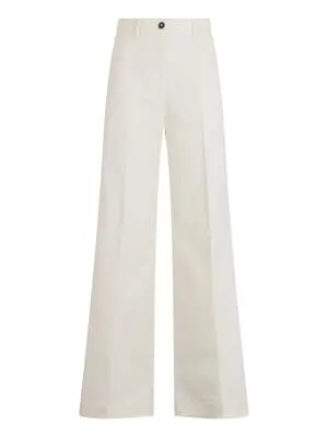 NINE:INTHE:MORNING High-waist Wide-leg Pants - Burro