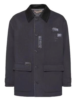 Marni Longsleeve Cropped Coat - Black