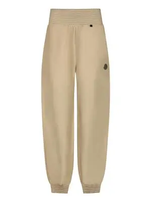 Moncler Elastic-waist Athletic Pants - Beige