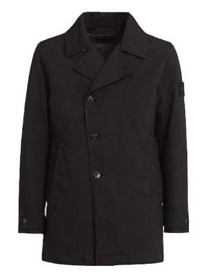 Stone Island Frontbutton Coat Black