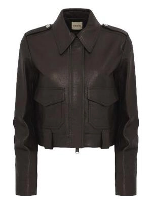 Khaite Classic Lapel Coat - Black
