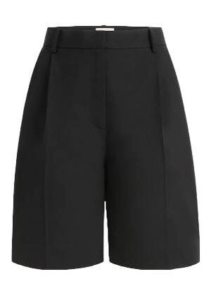 Khaite Khaite Loose Fit Straight Leg Pants Black