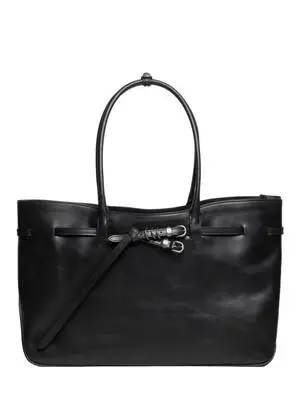 MARGESHERWOOD Double-handle Handbag - Black