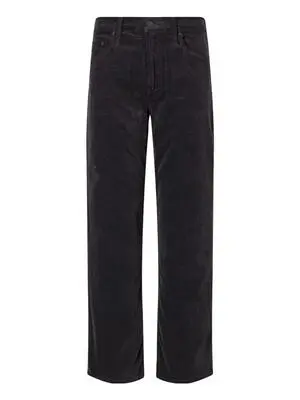 MOTHER Midrise Straightleg Pants - Black