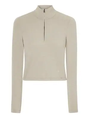 JAMES PERSE Fitted Cropped Top