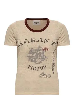 Isabel Marant Étoile Short-sleeved T-shirt - Beige