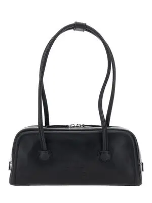 MARGESHERWOOD Soft Boston Shoulder Bag - Black