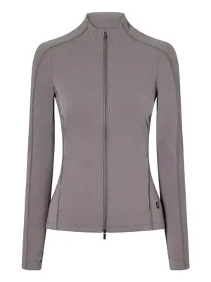 On On Running Fitted Fullzip Stretch Sports Jacket Gray