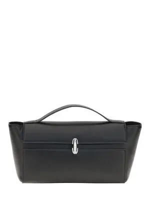 Savette Symmetry Trapeze Top Handle Clutch Bag - Black