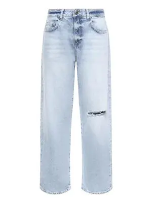 ICON DENIM LOS ANGELES ICON DENIM LOS ANGELES Wide-Leg Jeans Blue