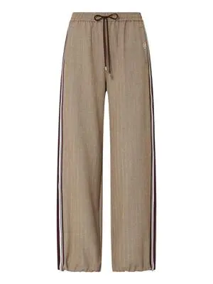 LIU JO Herringbone Casual Trousers