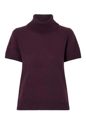 ALLUDE Allude Oversized Turtleneck Knit Top