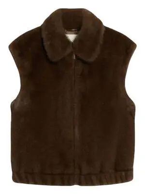 IBLUES Logo Vest - Brown