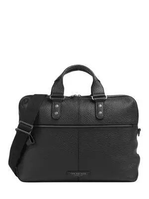 THE BRIDGE Zippered Briefcase - Black