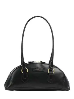THE BRIDGE Zippered Handbag - Black