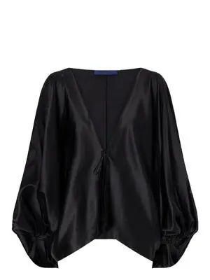 Sharon Wauchob Silk Blouson Jacket - Black