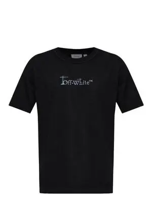 Off-White Logo-print Cotton T-shirt - Black