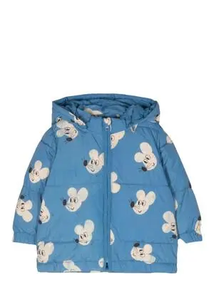 BOBO CHOSES Mouse Allover Hooded Jacket - Blue