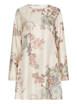 Marella Printed Long-sleeve Dress - No