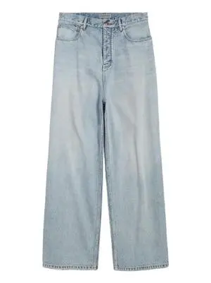 Balenciaga Baggy Fit Jeans - Light Blue