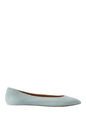 AeydĒ Suede Ballet Flats - Gray