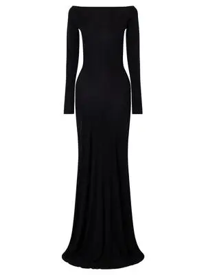 Alex Perry Alex Perry Minimal Backless Maxi Dress Black