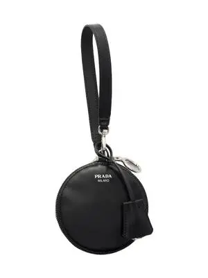 Prada Re-nylon And Leather Foldable Mini-bag - Black