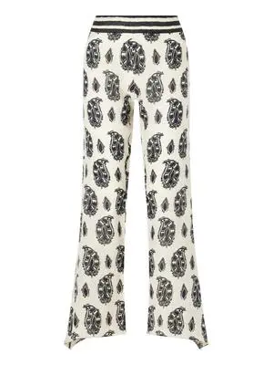JOHANNA ORTIZ Johanna Ortiz Printed Loose Casual Trousers