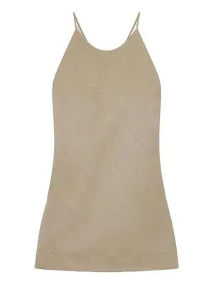 Calvin Klein Metallic Thread Camisole Top - No