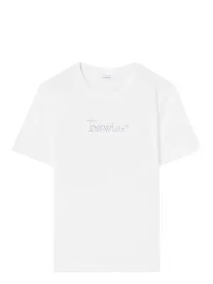 Off-White Logo Printed Crewneck T-shirt - White