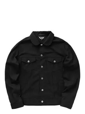 Comme Des Garçons Button-fastening Collared Jacket - Black