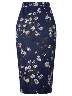 EMILIA WICKSTEAD Highwaisted Midi Dress