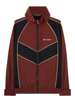 Palm Angels Zip-up Sports Jacket - Brown-black
