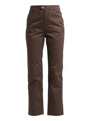 Saint Laurent Straight-leg Trousers - Brown
