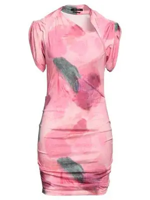 Isabel Marant Étoile Floral Short Sleeve Dress - Pink