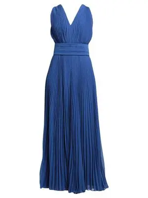 Max Mara Sleeveless V-neck Dress - Blue